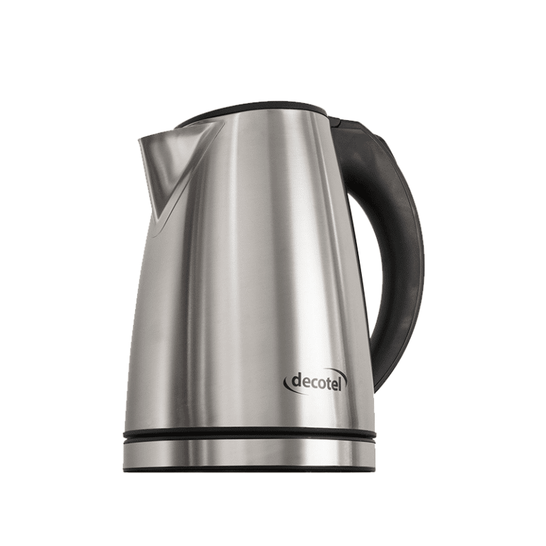 Decotel Brushed Steel 1 litre Kettle - Decotel Ltd | Hotel Supplies