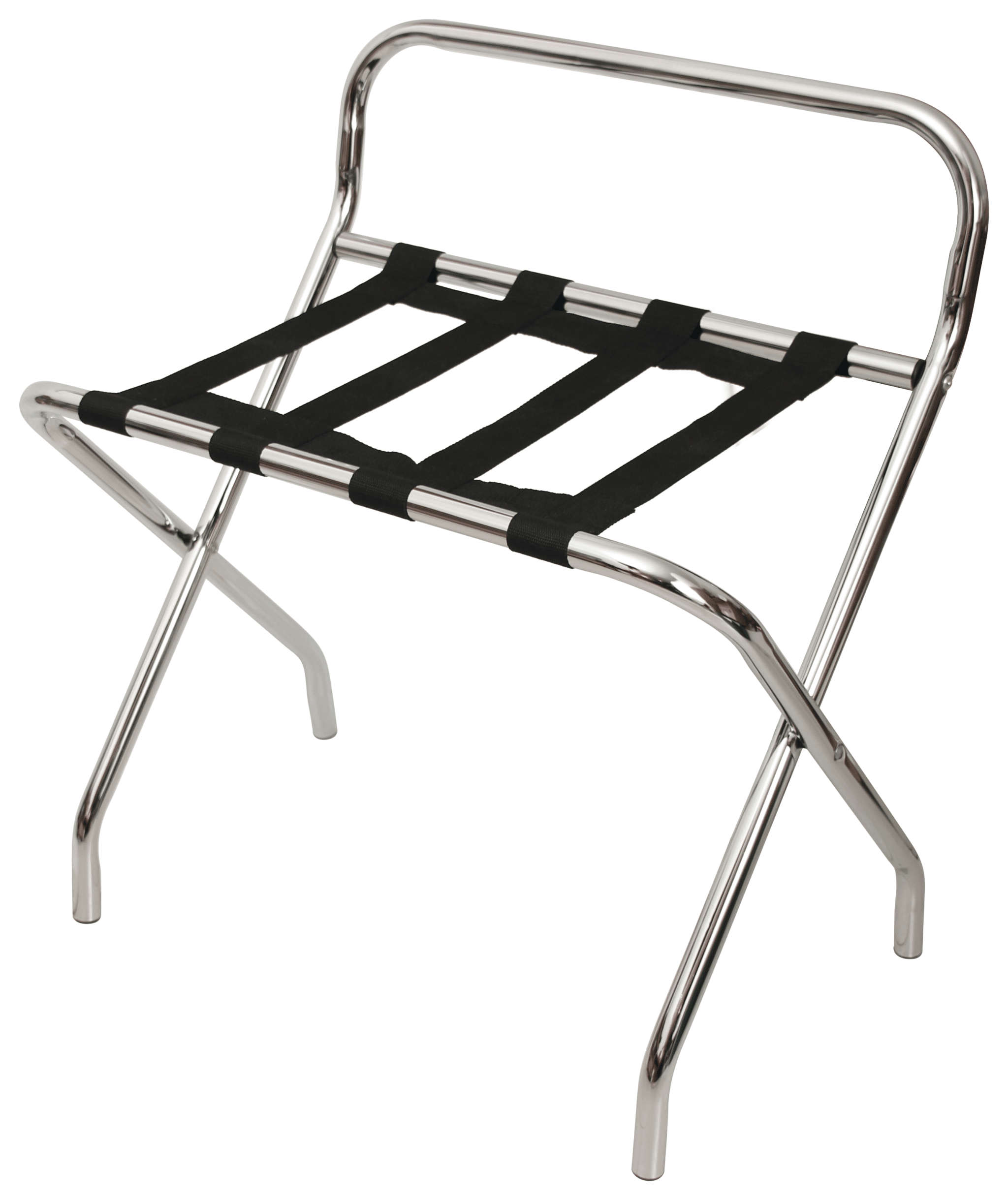 Decotel Chrome Luggage Stand - Decotel Ltd | Hotel Supplies